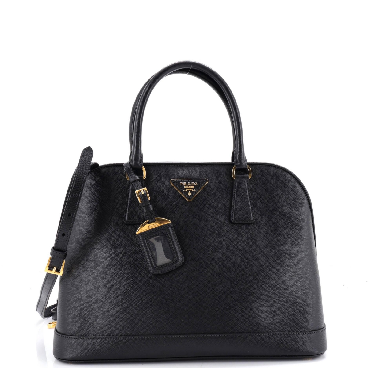 Click here for Pre-Owned Prada Medium Open Promenade Bag Saffiano... prices