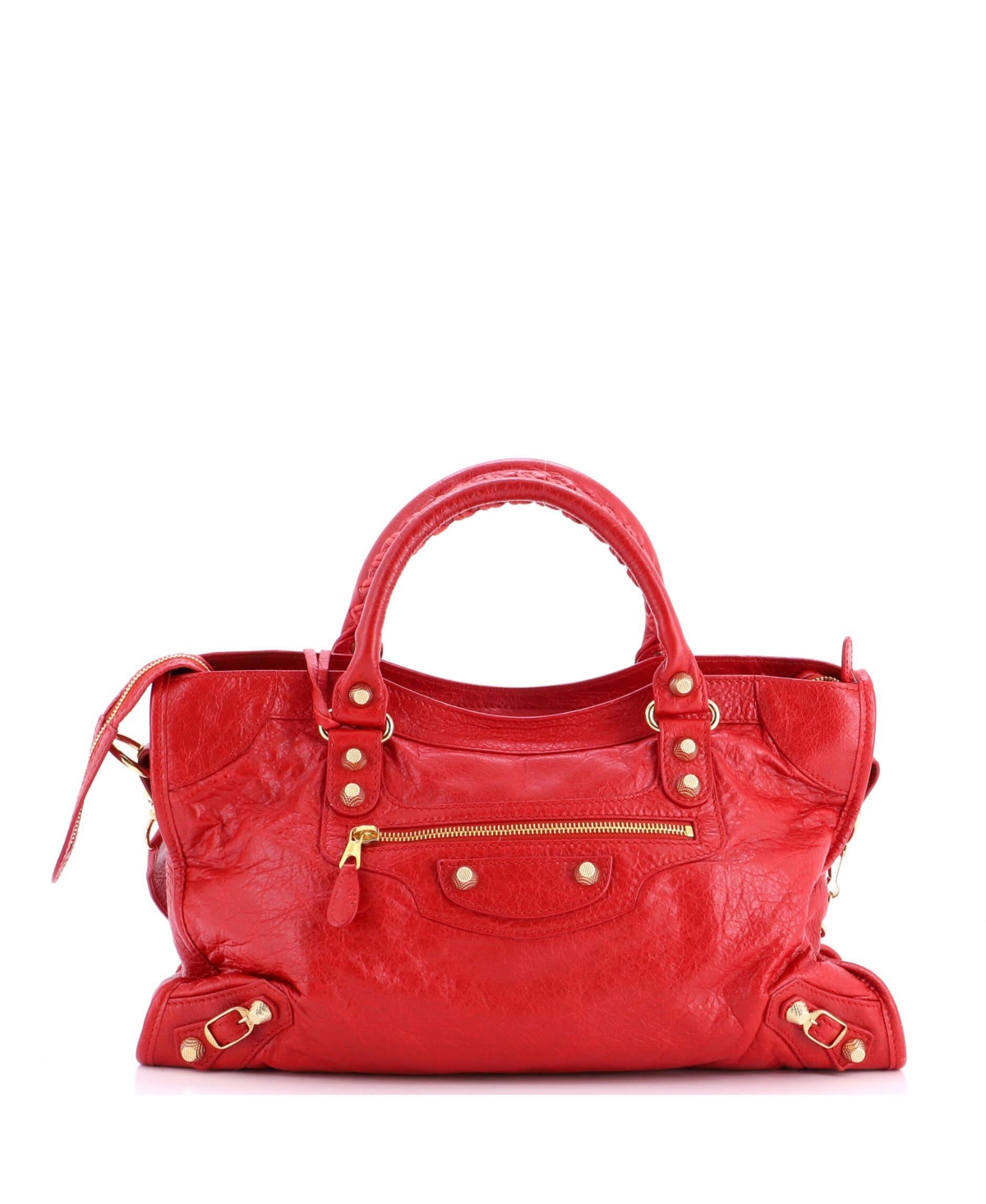 Click here for Pre-Owned Balenciaga Medium City Giant Studs Bag L... prices
