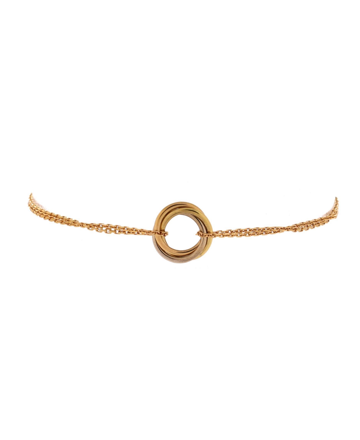 Click here for Pre-Owned Cartier Trinity Chain Bracelet - 18k tri... prices