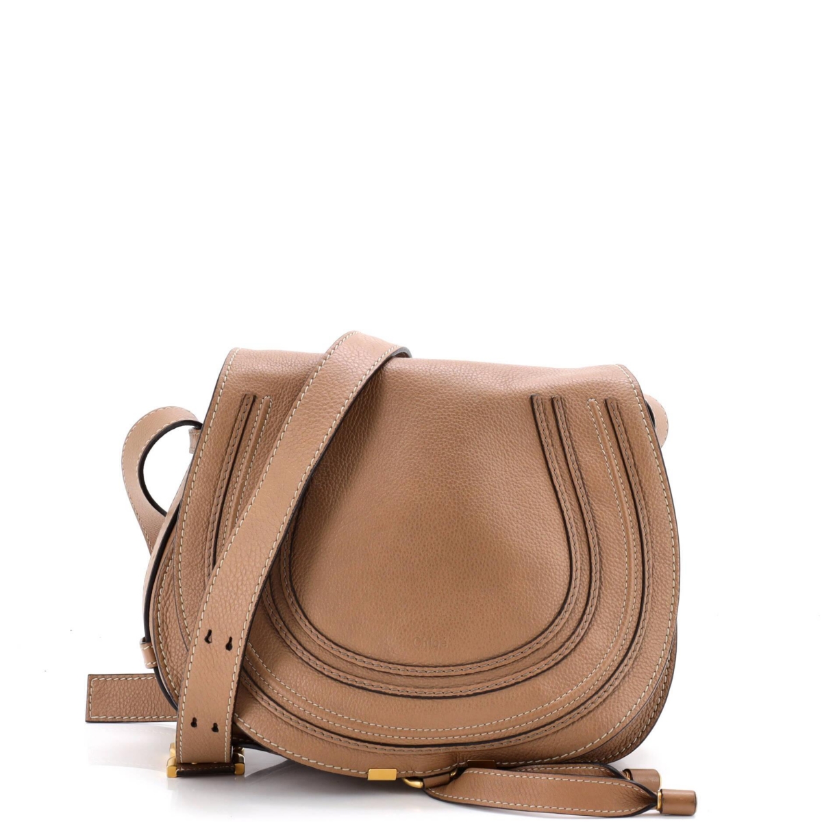Click here for Pre-Owned Chloe Medium Marcie Crossbody Bag Leathe... prices