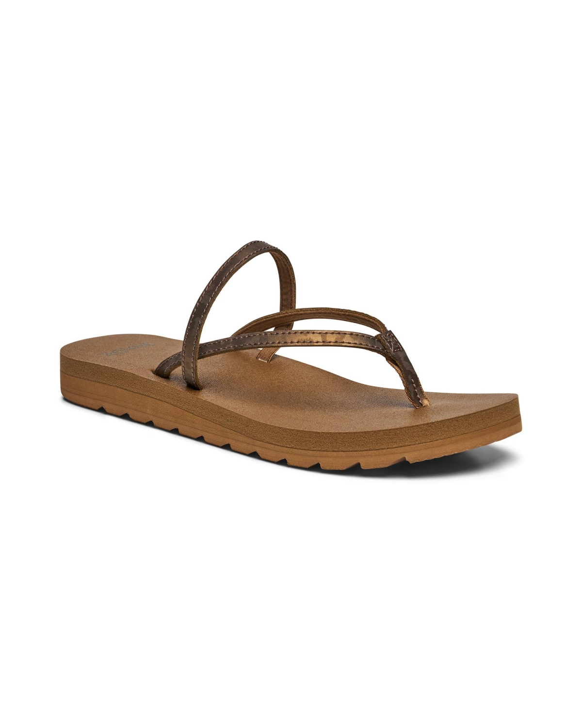 Click here for Sanuk Women Yoga Strappy Leather Sandals - Bronze... prices
