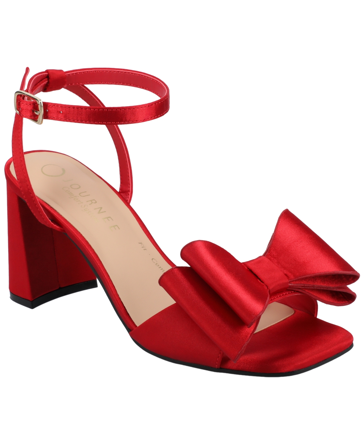 Click here for Journee Collection Womens Sassafrass Bow Strappy B... prices