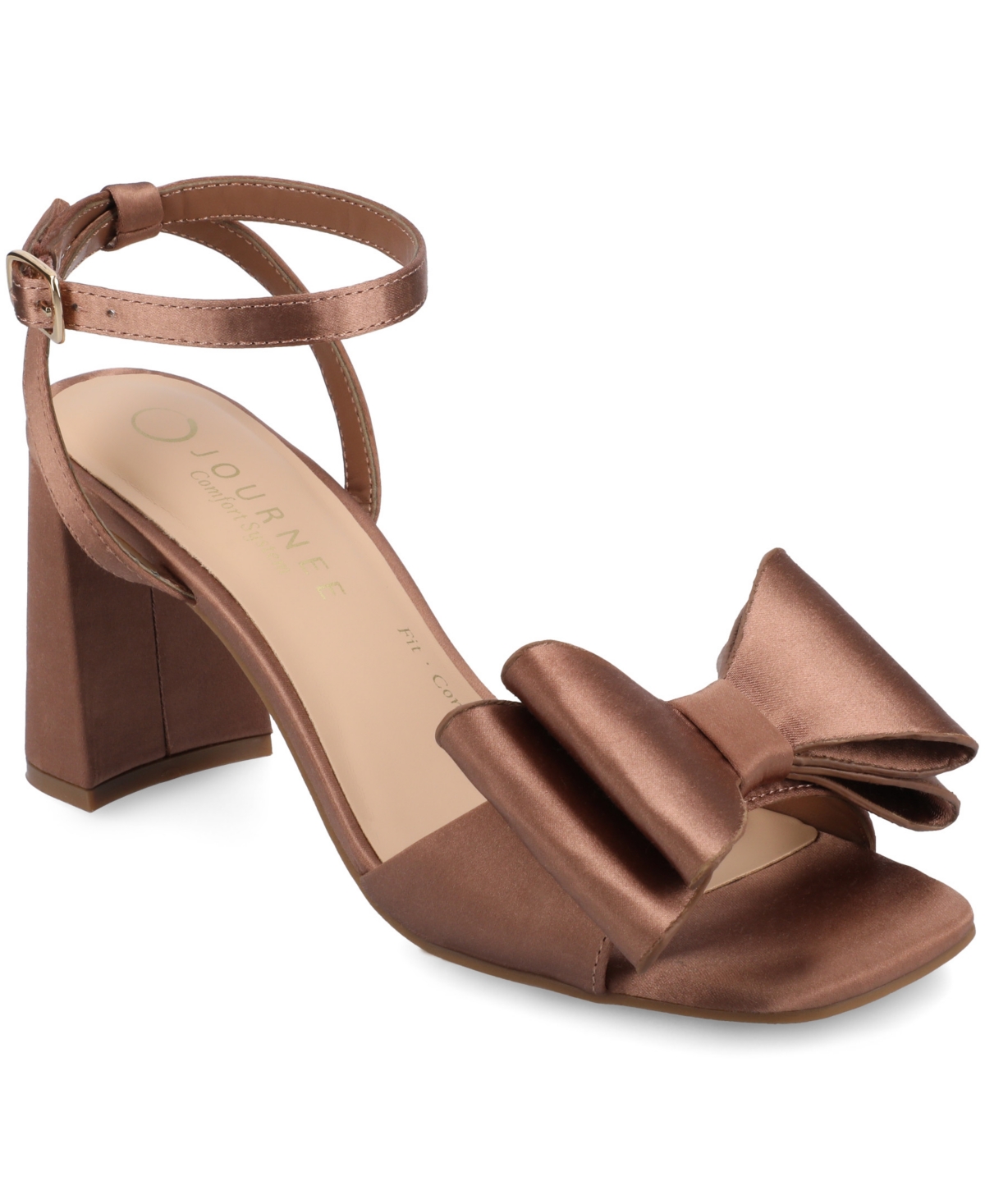 Click here for Journee Collection Womens Sassafrass Bow Strappy B... prices
