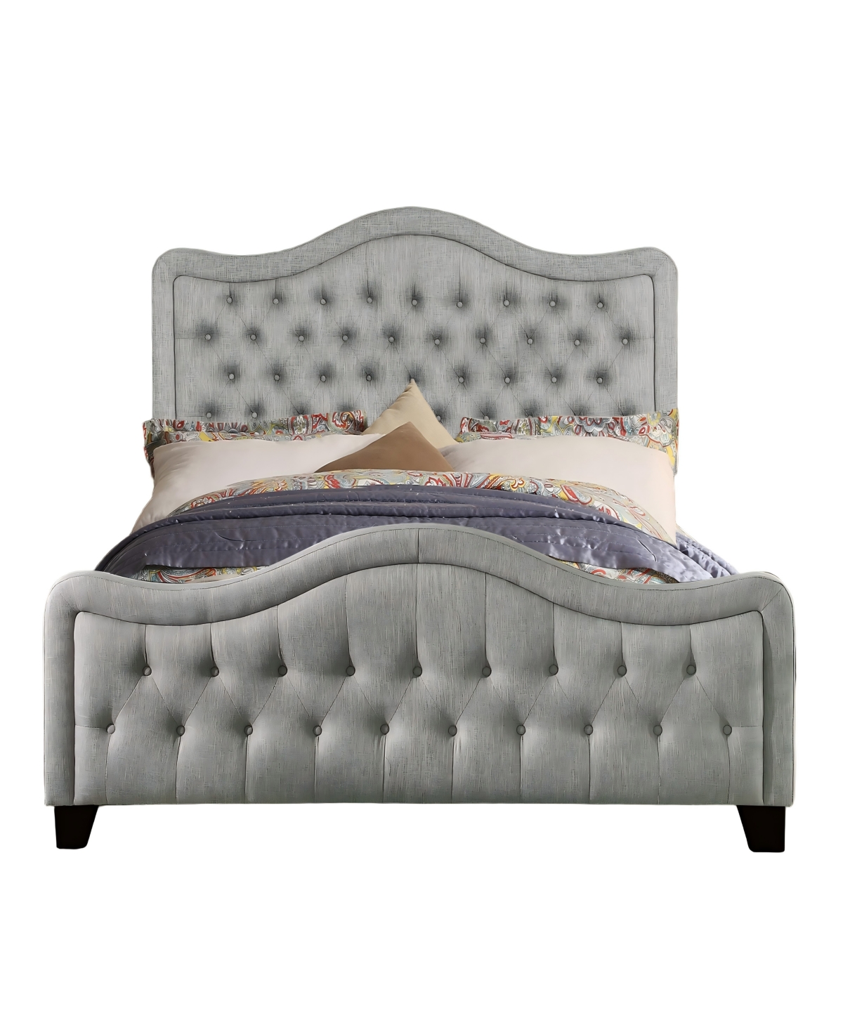 Click here for Boyel Living Upholstered Bed with Curved Headboard... prices