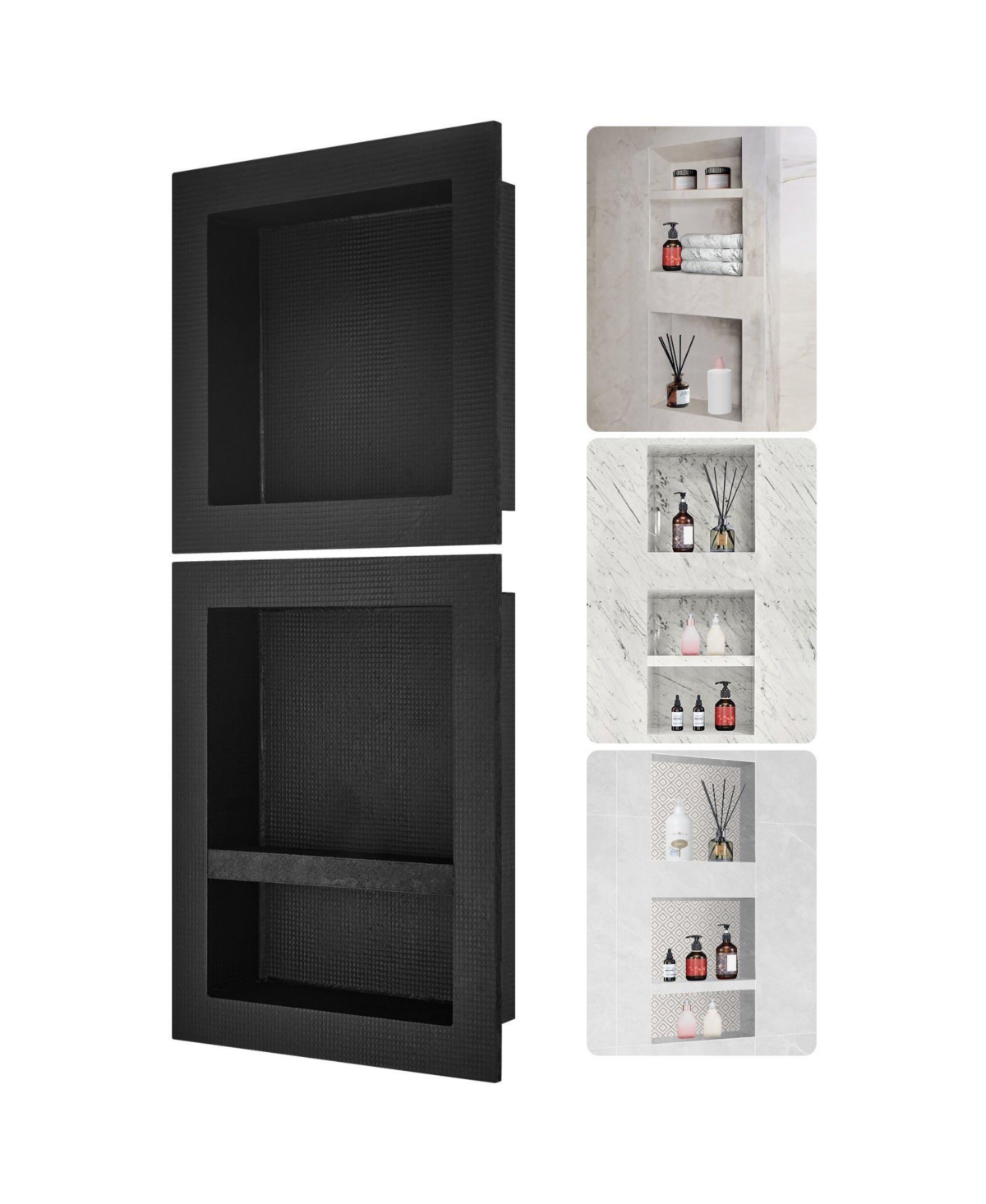 Click here for Volenca Shower Niche Set Ready for Tile Triple She... prices