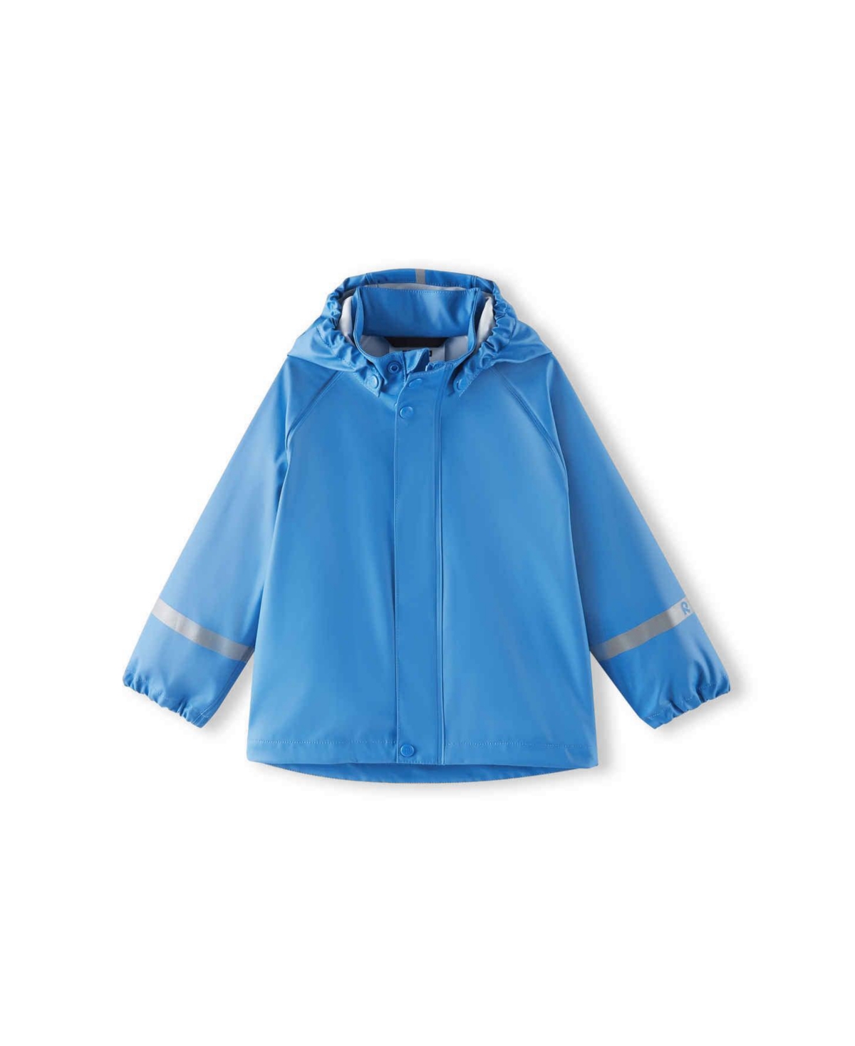 Click here for Reima Kids Unisex Lampi Raincoat - Cool blue prices