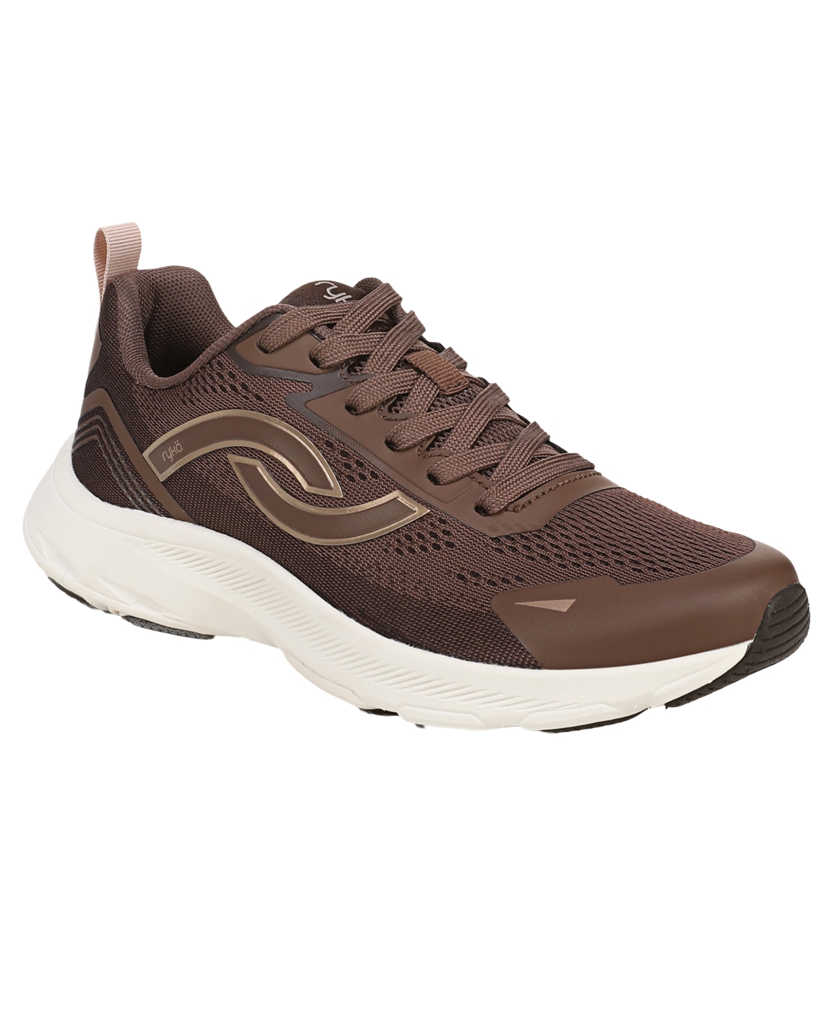 Click here for Ryka Womens Devine Walking Lace-Up Sneakers - Fudg... prices