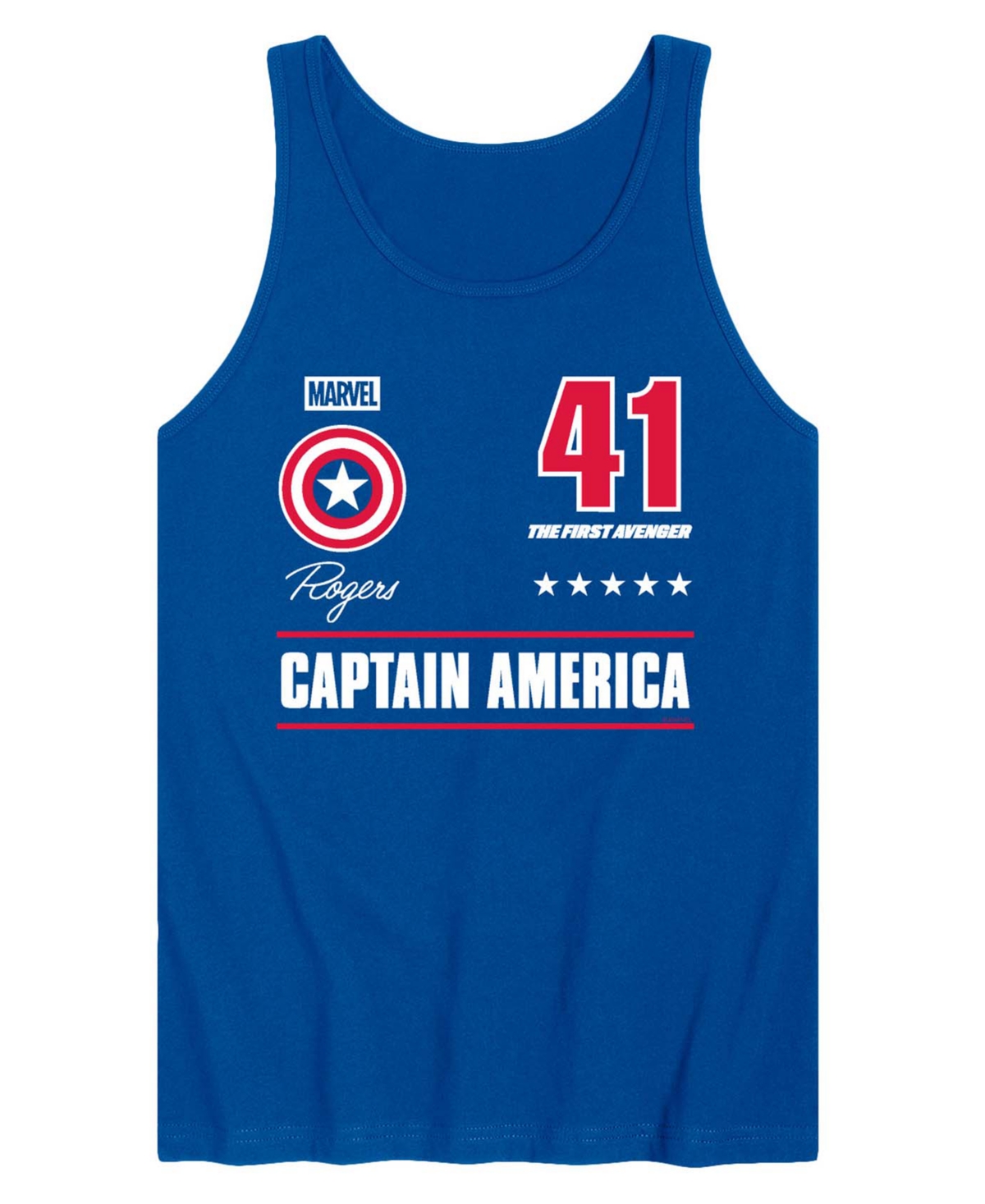 Click here for Airwaves Mens Captain America Jersey Sleeveless Gr... prices