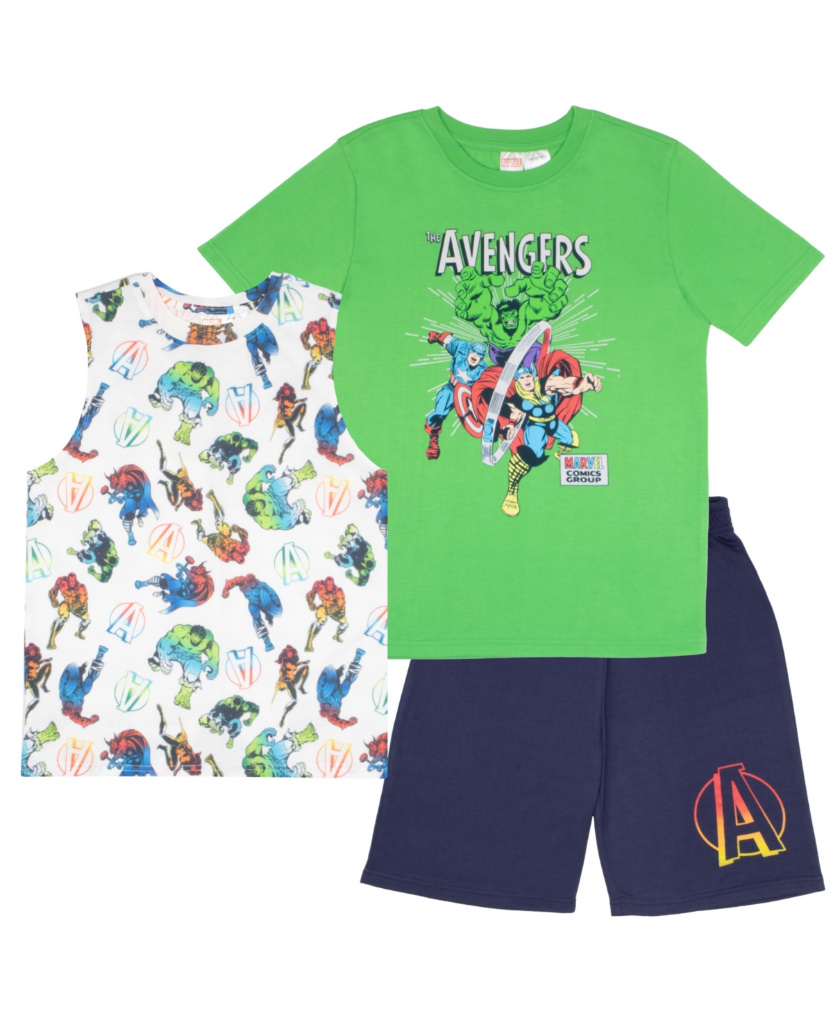 Click here for Avengers Little Boys 3 Piece T-Shirt  Tank Top and... prices