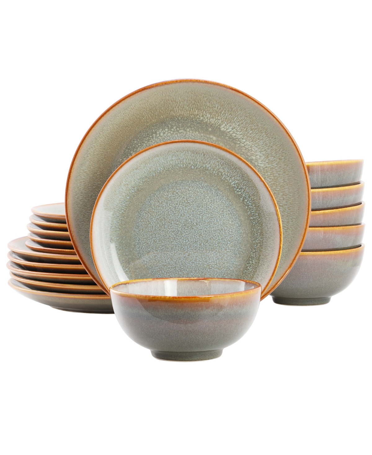 Click here for Elama Wilma 18-Piece Dinnerware Set  Service For 6... prices