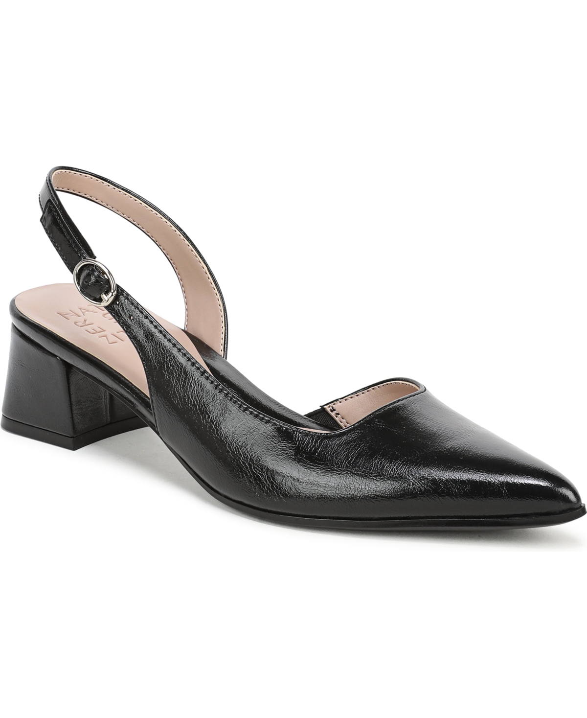 Click here for Naturalizer Womens Anya Slingback Pumps - Black Fa... prices