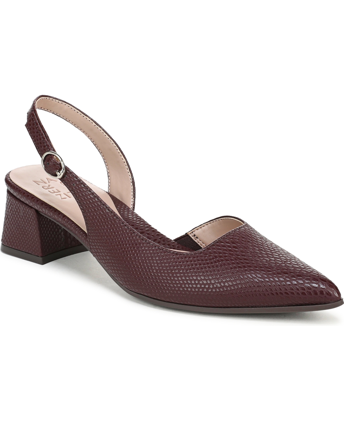 Click here for Naturalizer Womens Anya Slingback Pumps - Merlot R... prices