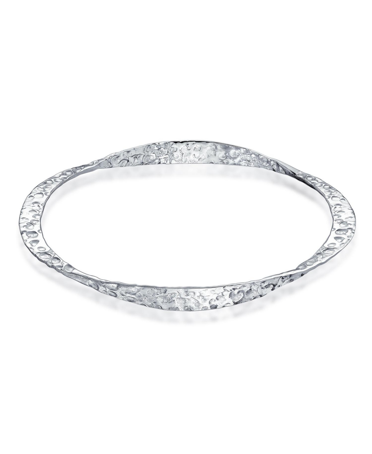 Click here for Bling Jewelry Modern Round Square Stackable Hammer... prices