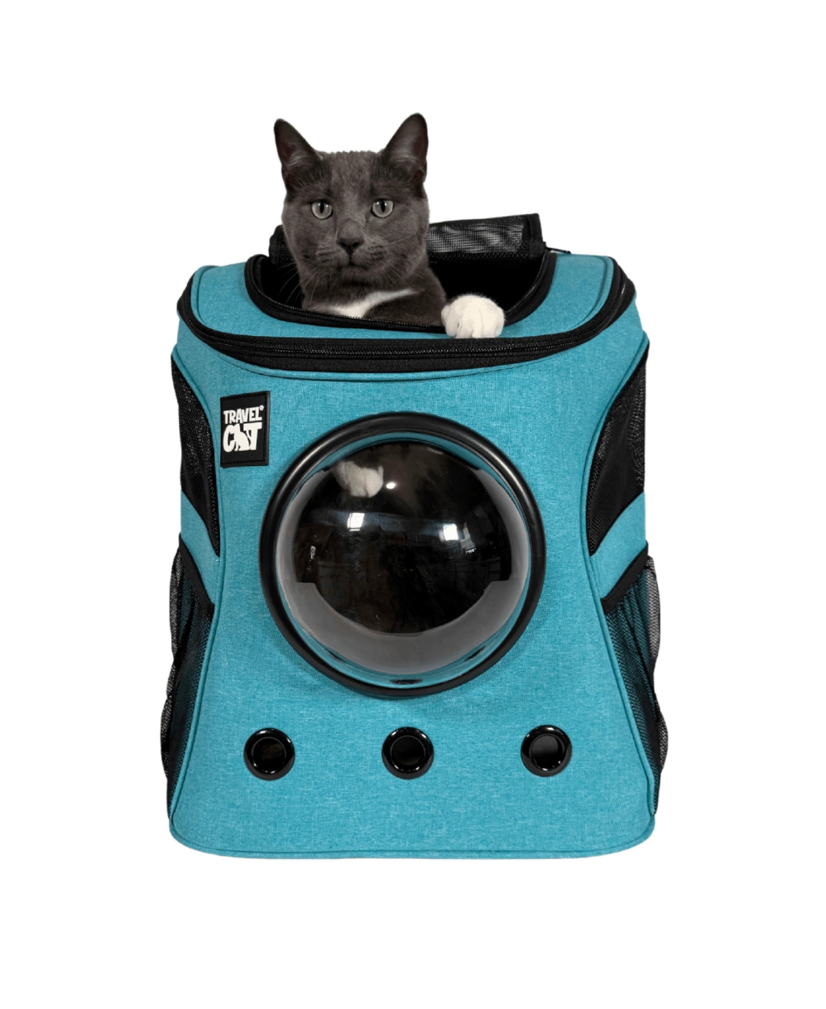 Click here for Travel Cat Fat Cat Backpack Carrier - Aqua prices