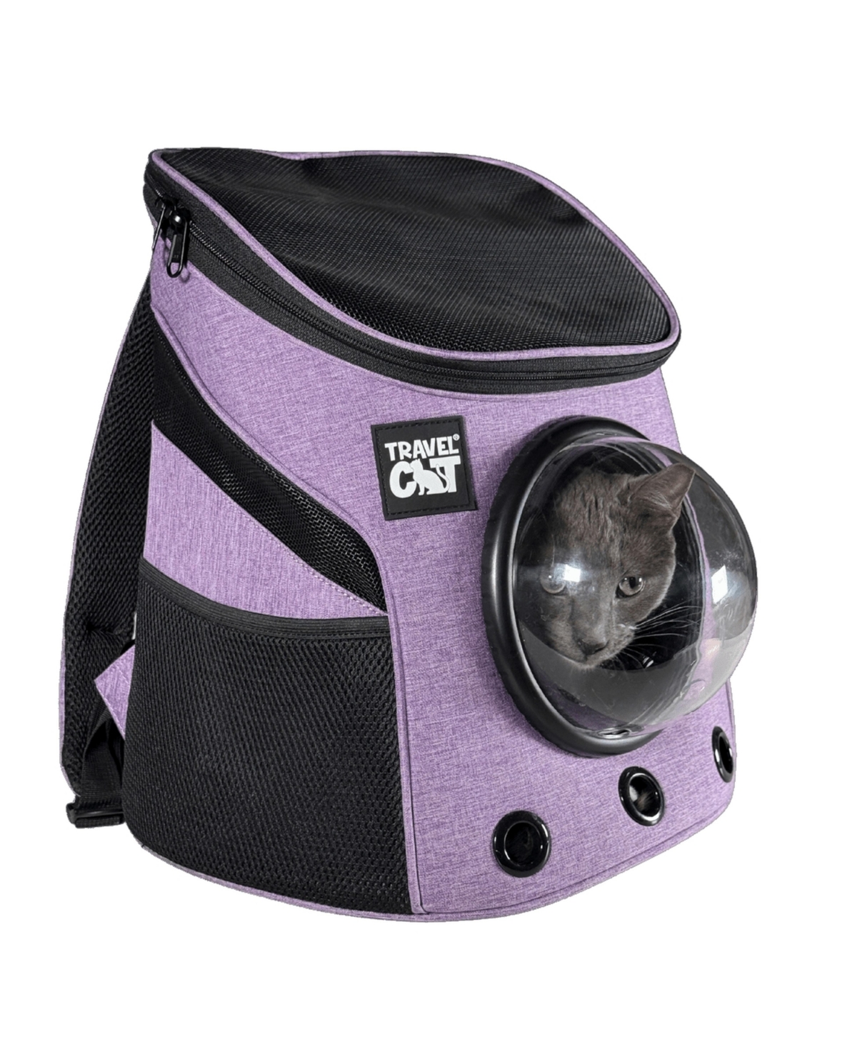 Click here for Travel Cat The Fat Cat Mini Cat Backpack - Purple prices