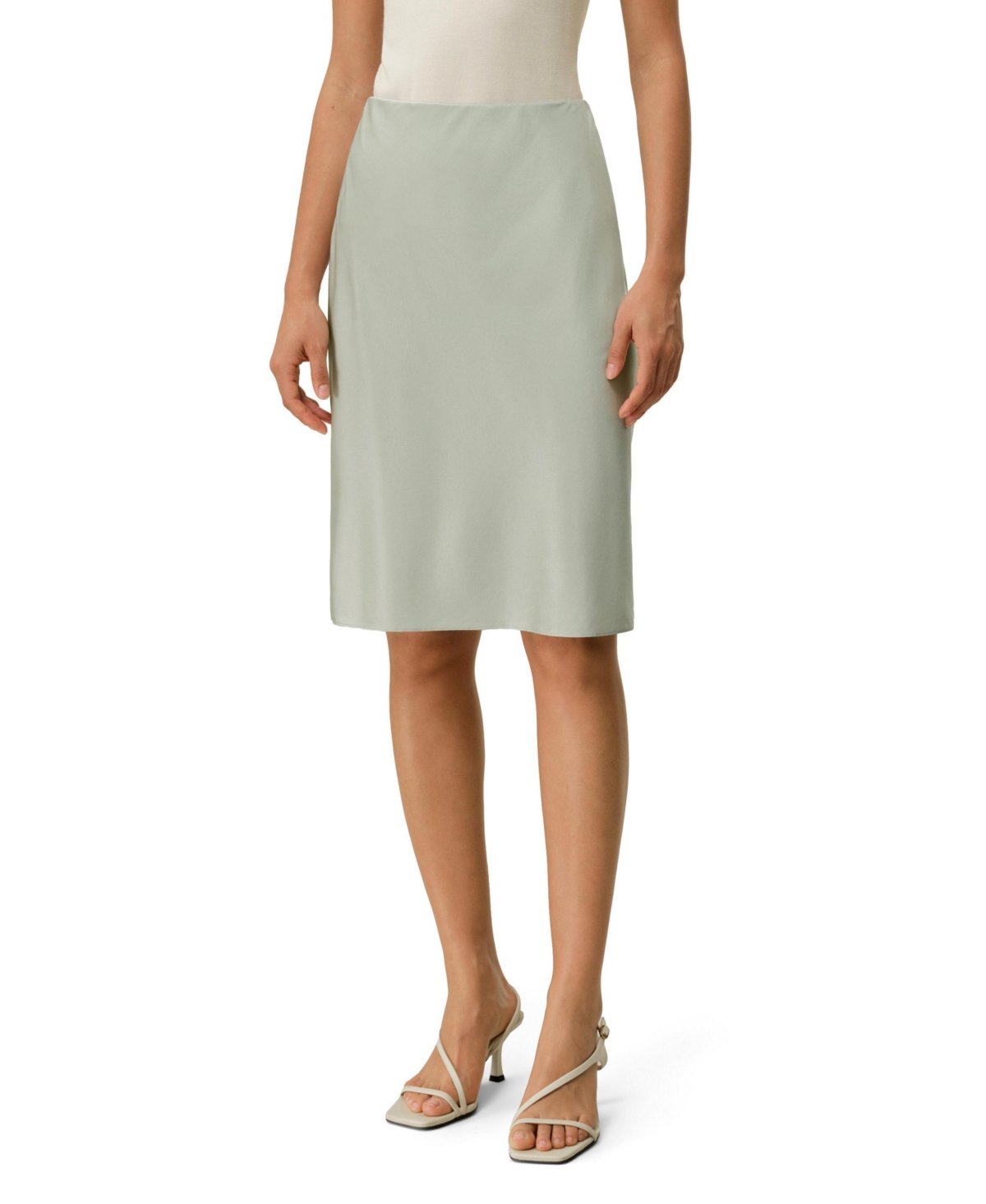 Click here for Lilysilk Womens Stretchy Charmeuse Minimalist Skir... prices