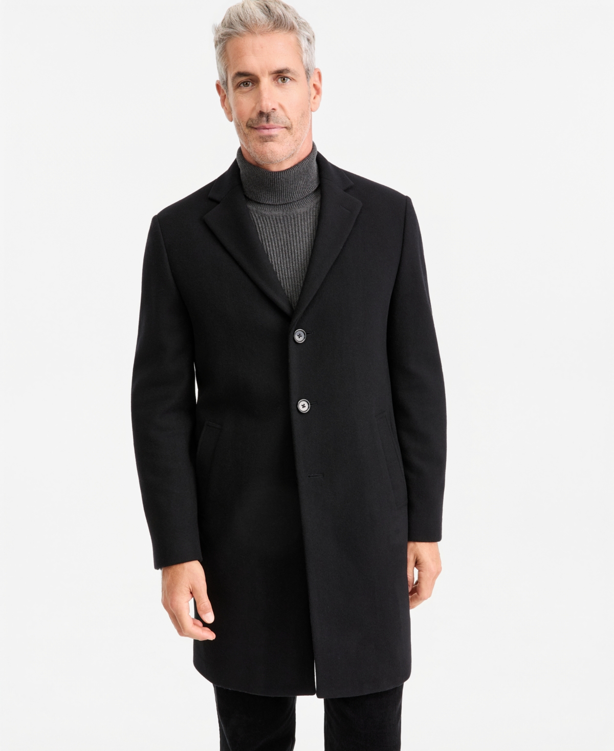 Click here for Club Room Mens Classic Fit Wool & Cashmere Blend O... prices