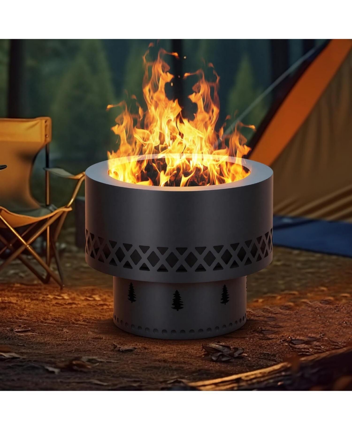 Click here for Xo 19 Inch Outdoor Wood Burning Fire Pit  Cold Rol... prices