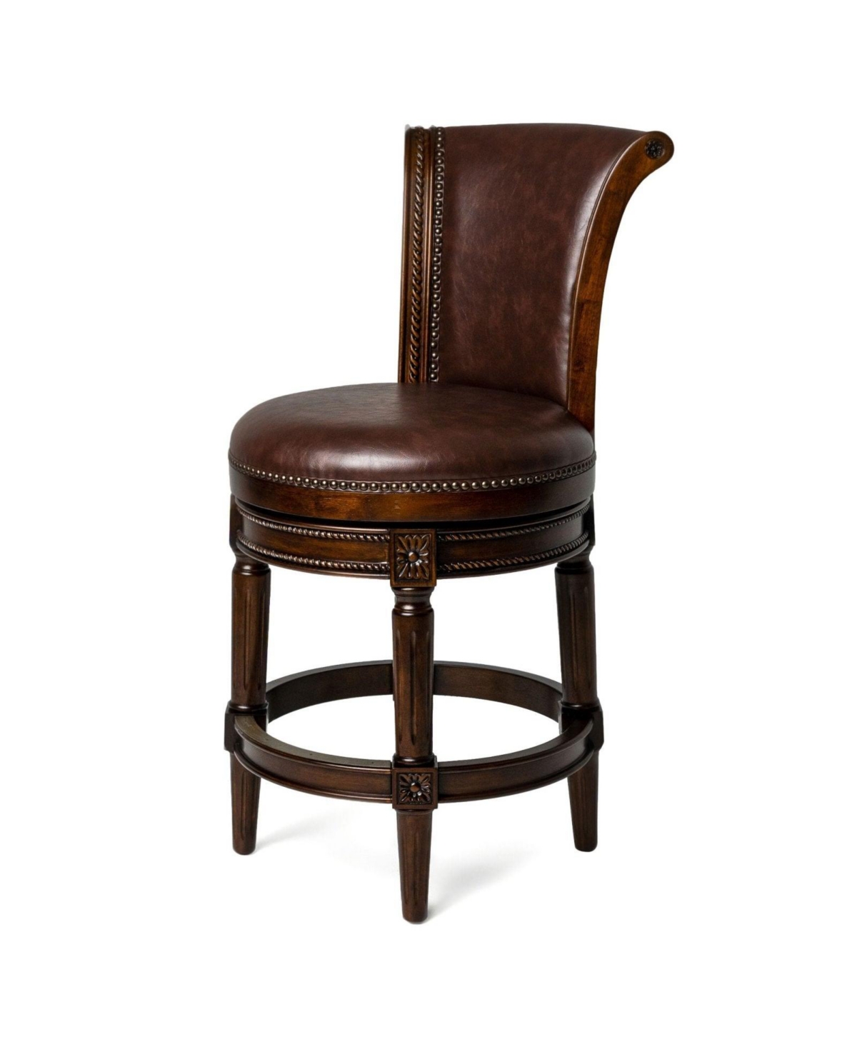Click here for Maven Lane Pullman Counter Stool Finish with Faux... prices