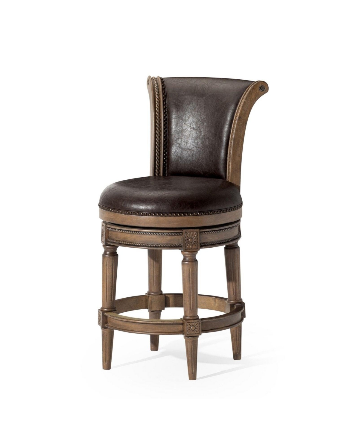 Click here for Maven Lane Pullman Counter Stool Finish with Faux... prices