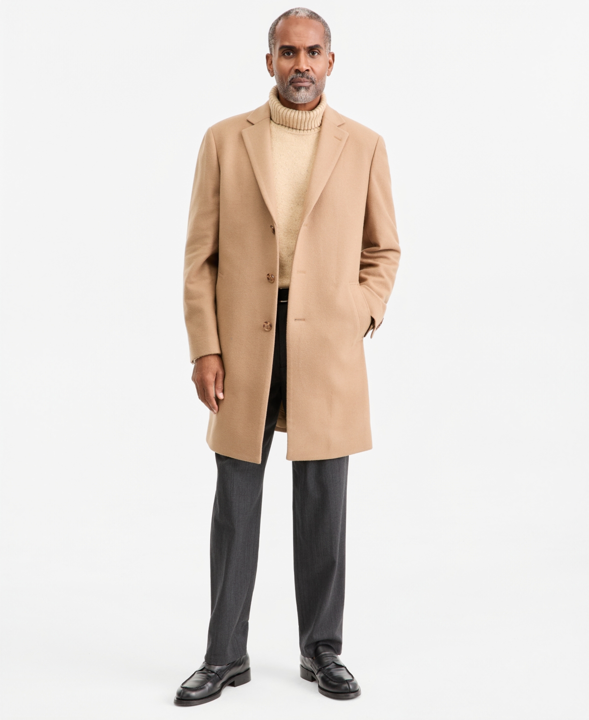 Click here for Club Room Mens Classic Fit Wool & Cashmere Blend O... prices