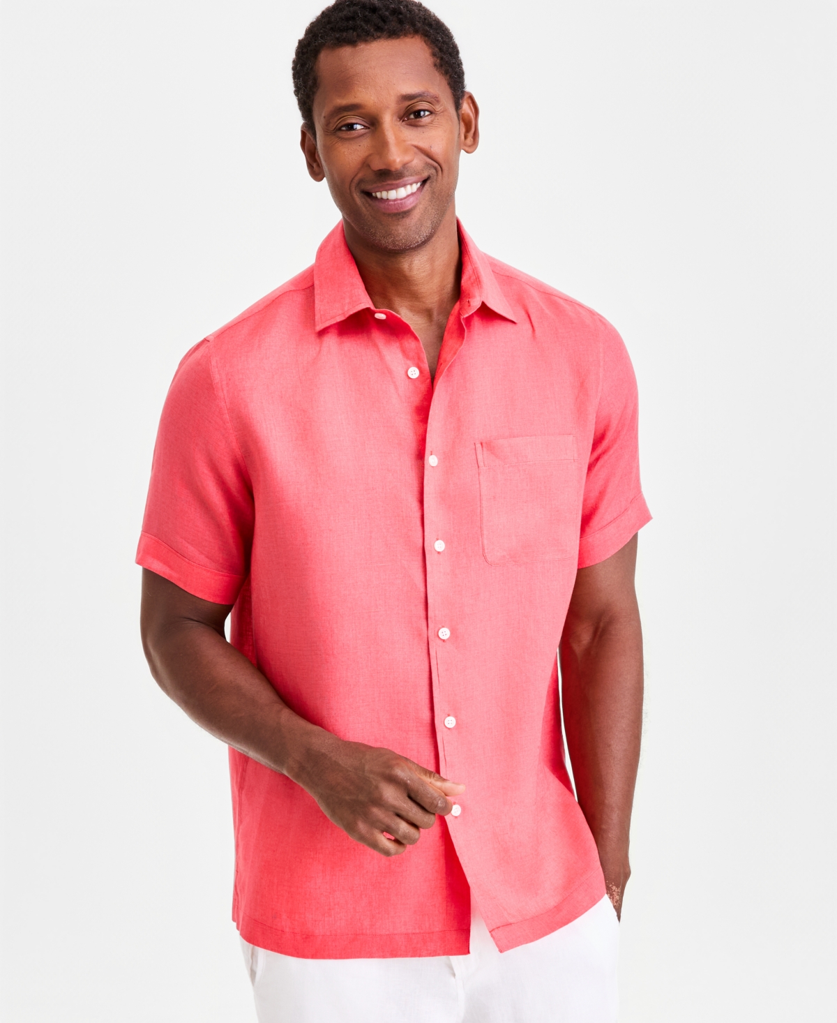 Click here for Club Room Mens 100 Linen Shirt  Created for Macys... prices