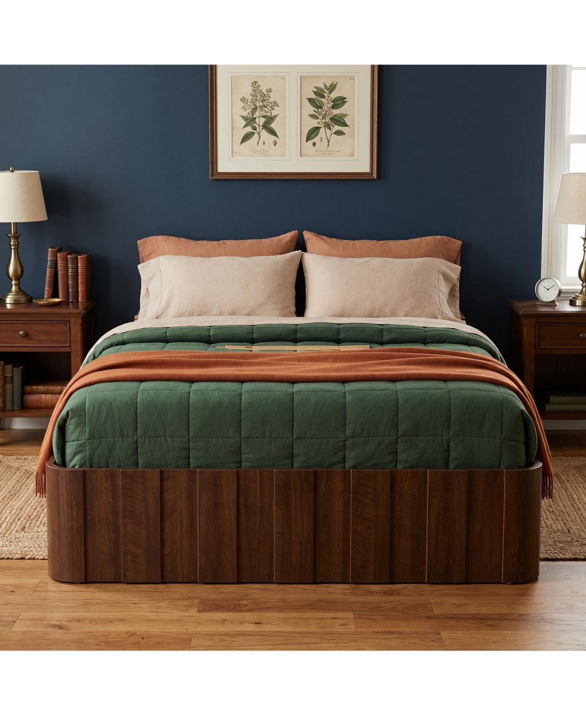 Click here for homfan All Size Platform Bed Frame with Wood Slats... prices