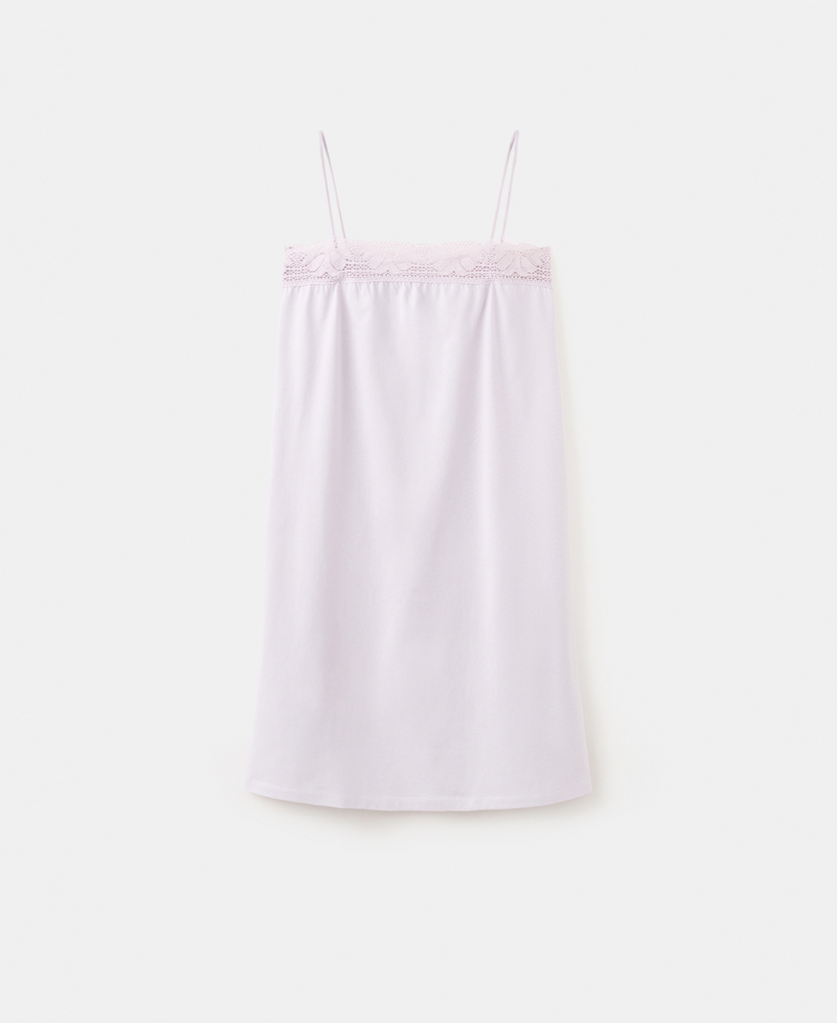 Click here for Mango Womens Cotton Lace Nightgown - Lilac prices