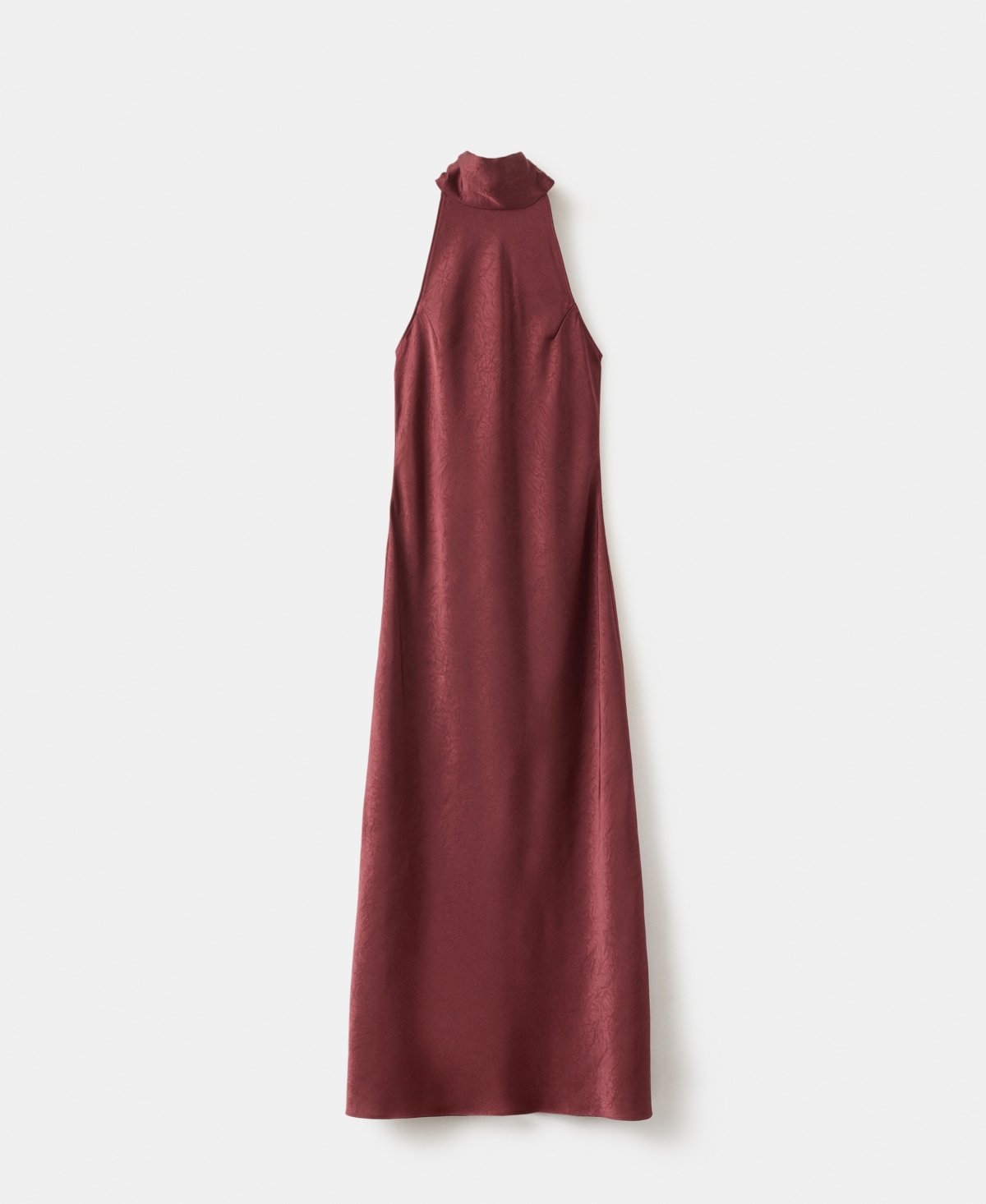 Click here for Mango Womens Bow Halter-Neck Dress - Burgundy prices