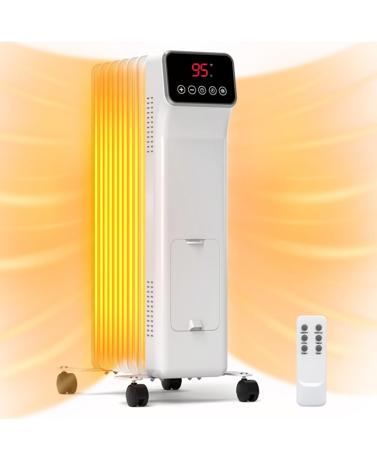 Click here for Ecooso 1500W Oil Filled Radiator Heater with Remot... prices