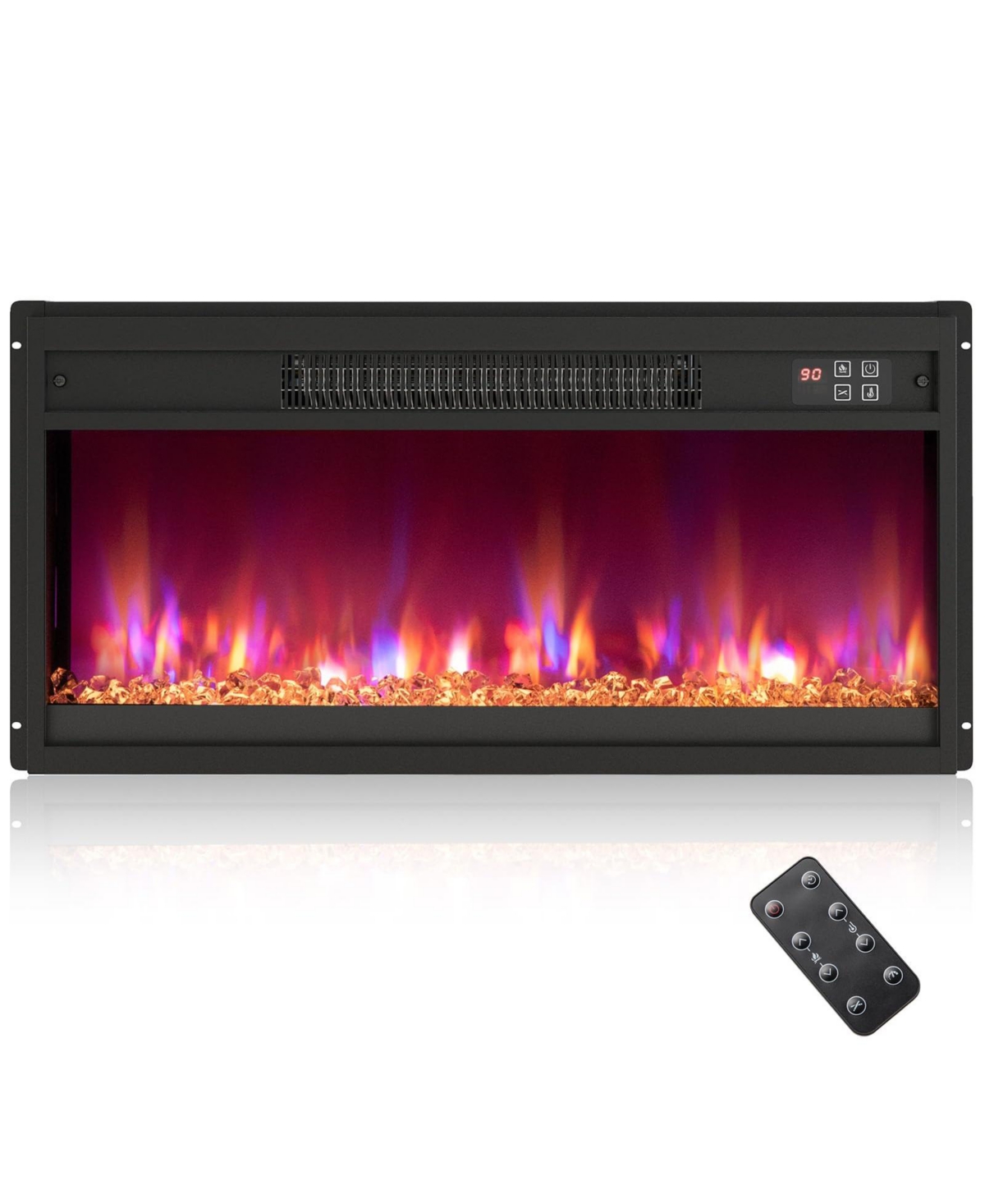 Click here for Ecooso 26 Inch 1500W Electric Fireplace Insert wit... prices