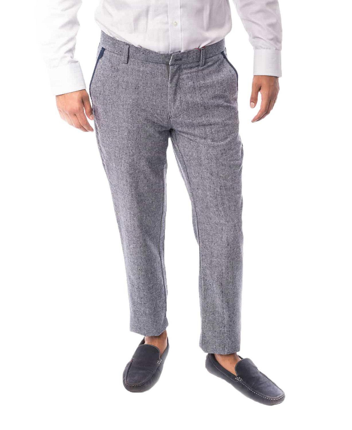 Click here for Elie Balleh Mens Casual Slim Fit Pants - Blue prices