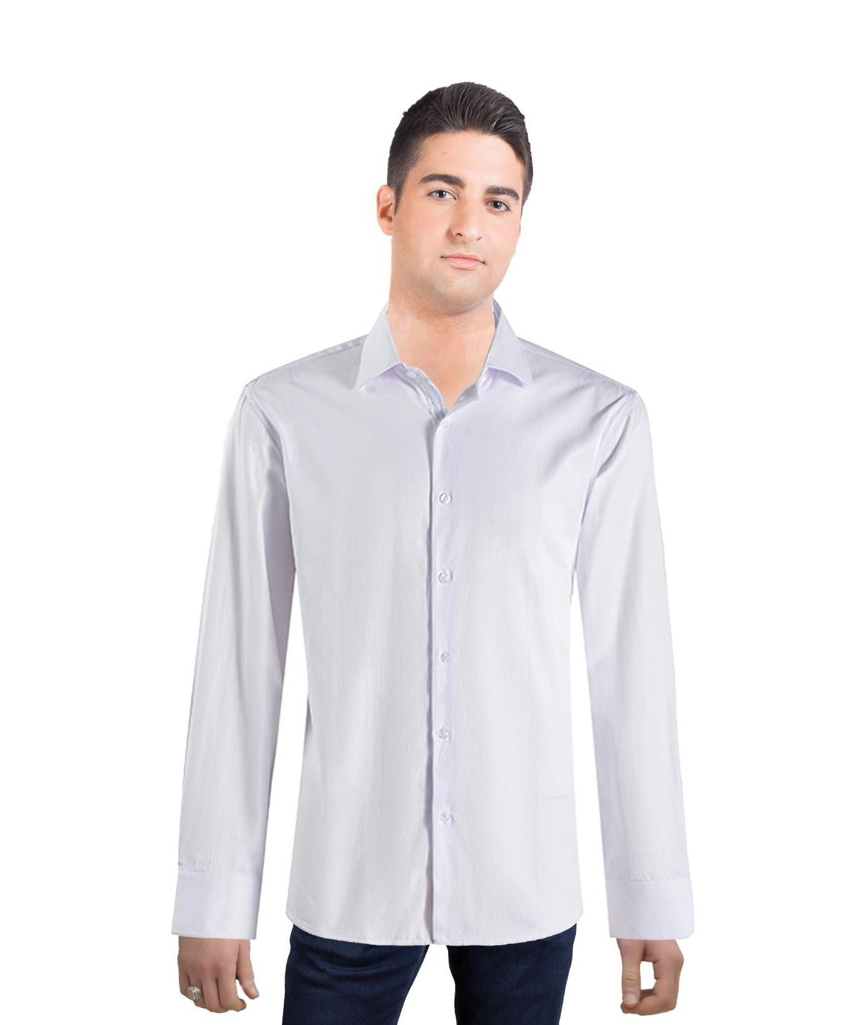 Click here for Elie Balleh Mens Slim Fit Solid Button-Down Shirt... prices