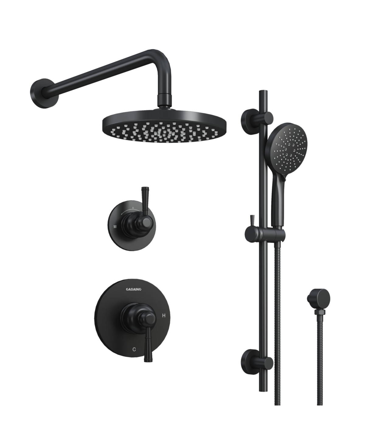 Click here for Casainc Modern 2-Function Shower System with Rainf... prices