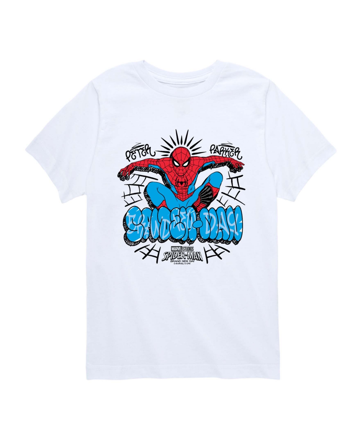 Click here for Marvel Boys 8-20 Spider-Man Graphic T-Shirt - Whit... prices