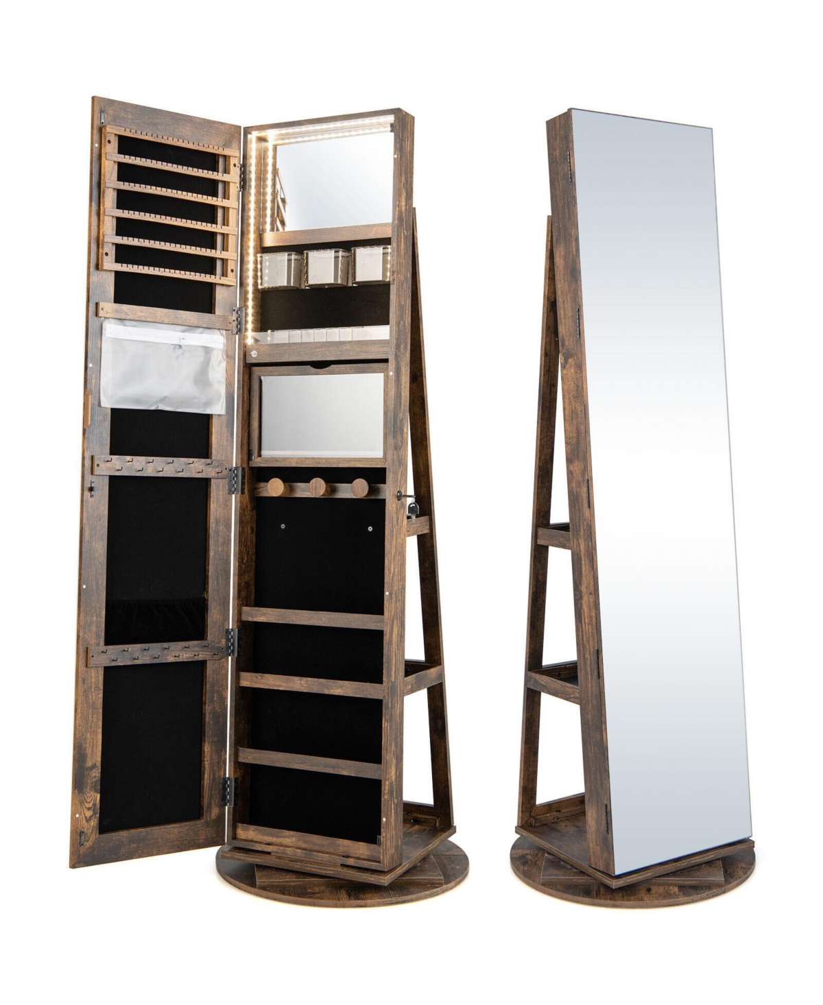 Click here for Gouun 360degree(s) Rotating Mirrored Jewelry Cabin... prices