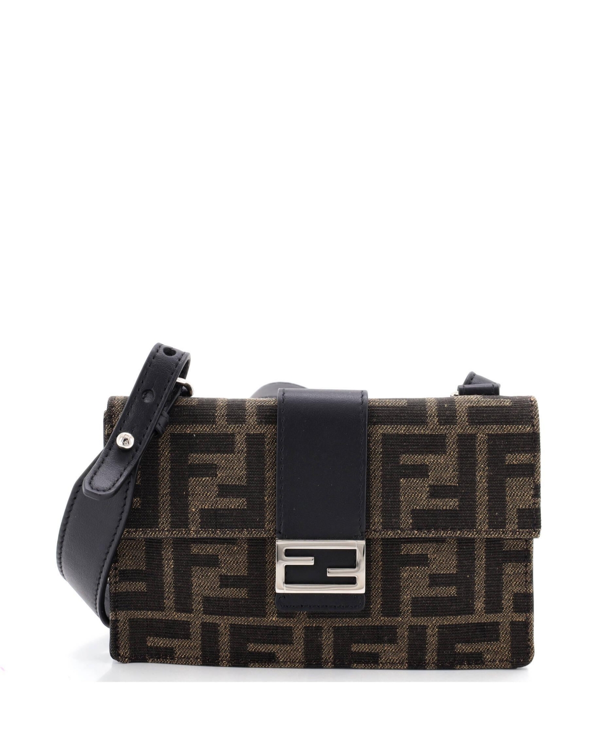 Click here for Pre-Owned Fendi Baguette Convertible Pouch Zucca C... prices