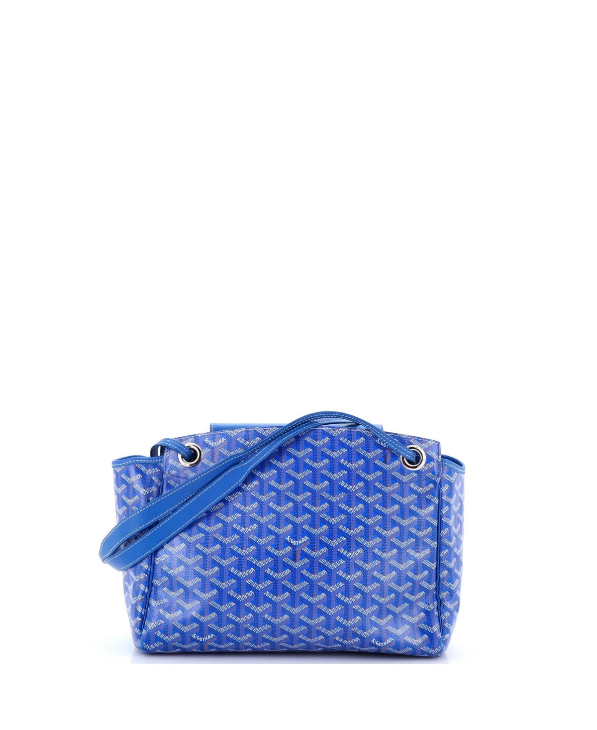 Click here for Pre-Owned Goyard Pm Rouette Bag Coated Canvas - Bl... prices