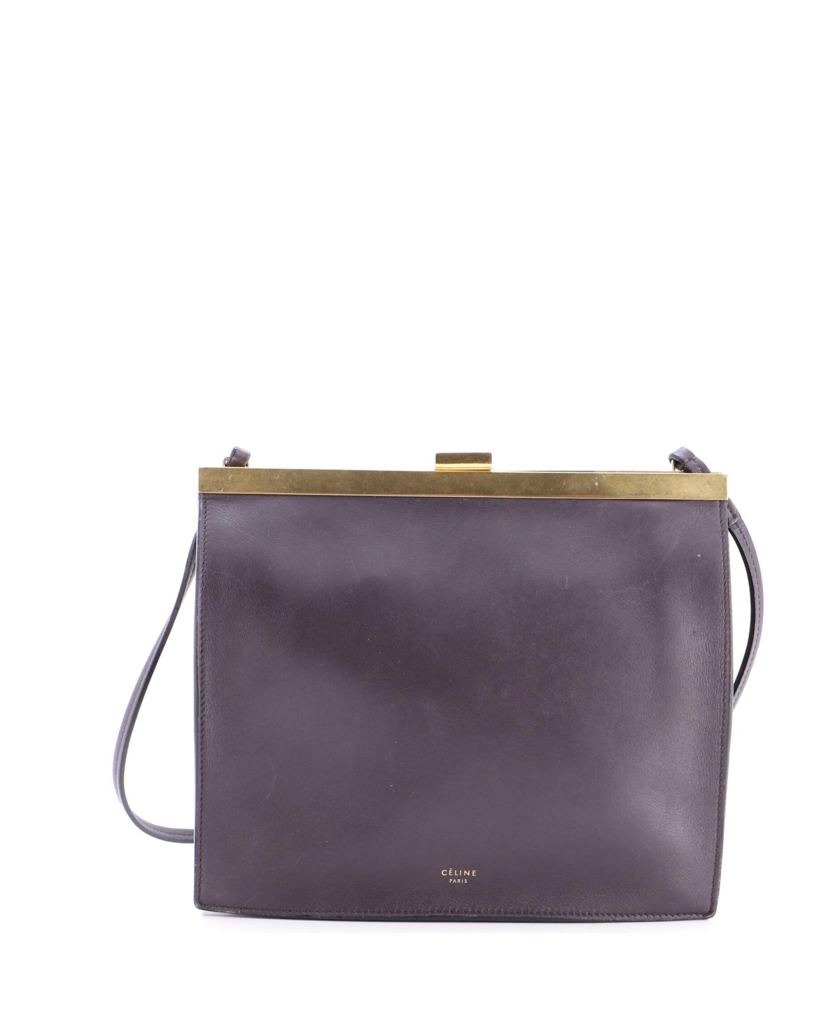 Click here for Pre-Owned Celine Mini Clasp Crossbody Bag Leather... prices