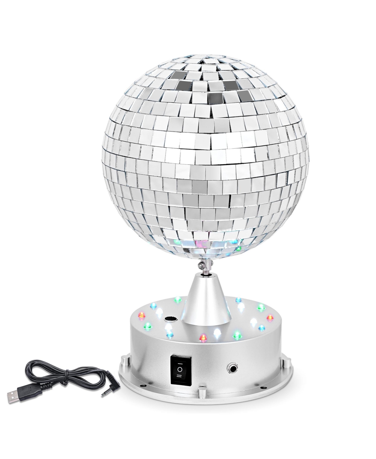 Click here for Yescom Mirror Disco Ball with Base Rotating Motor... prices