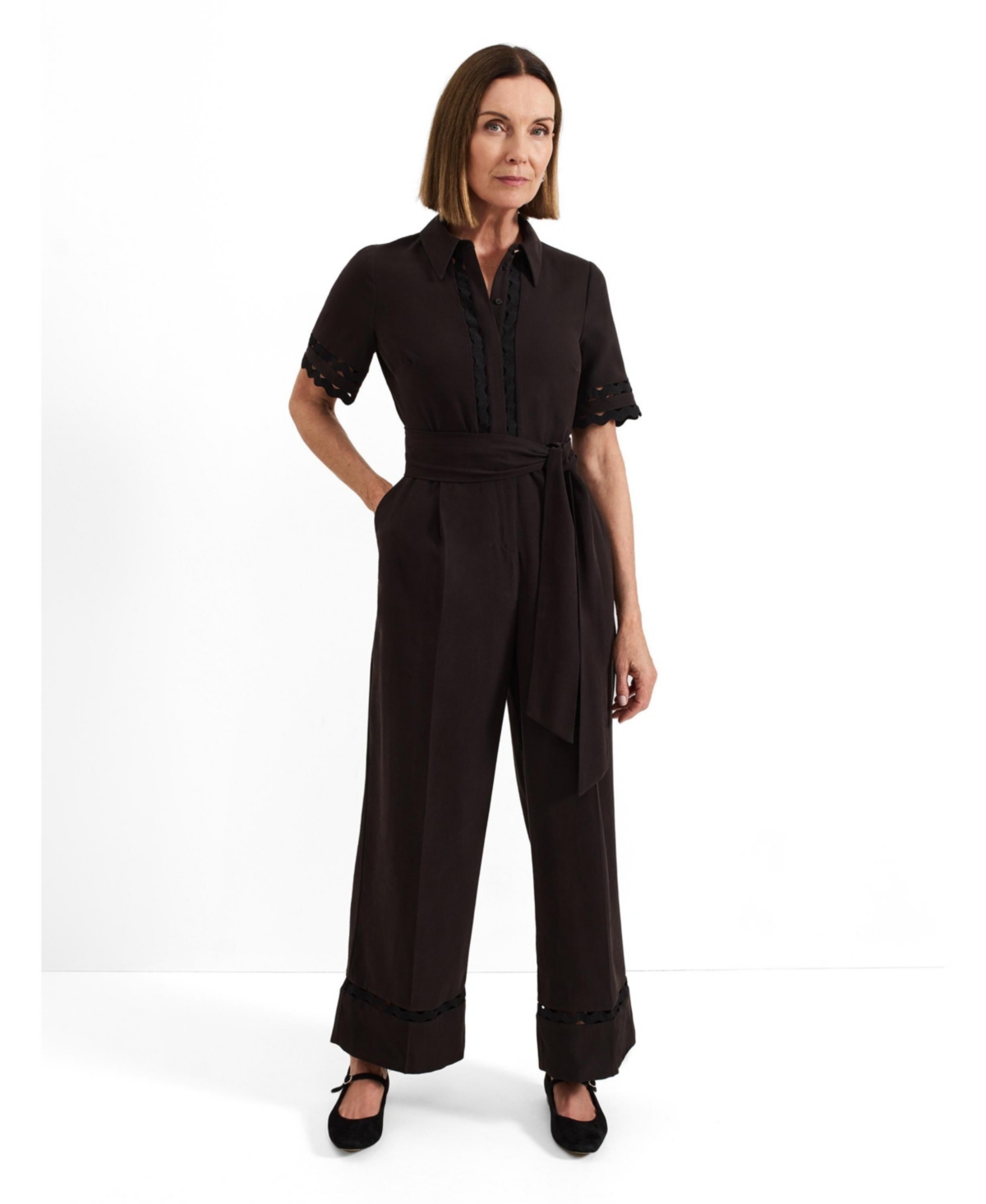 Click here for Phase Eight Womens Bloomfield Shirt-Style Jumpsuit... prices