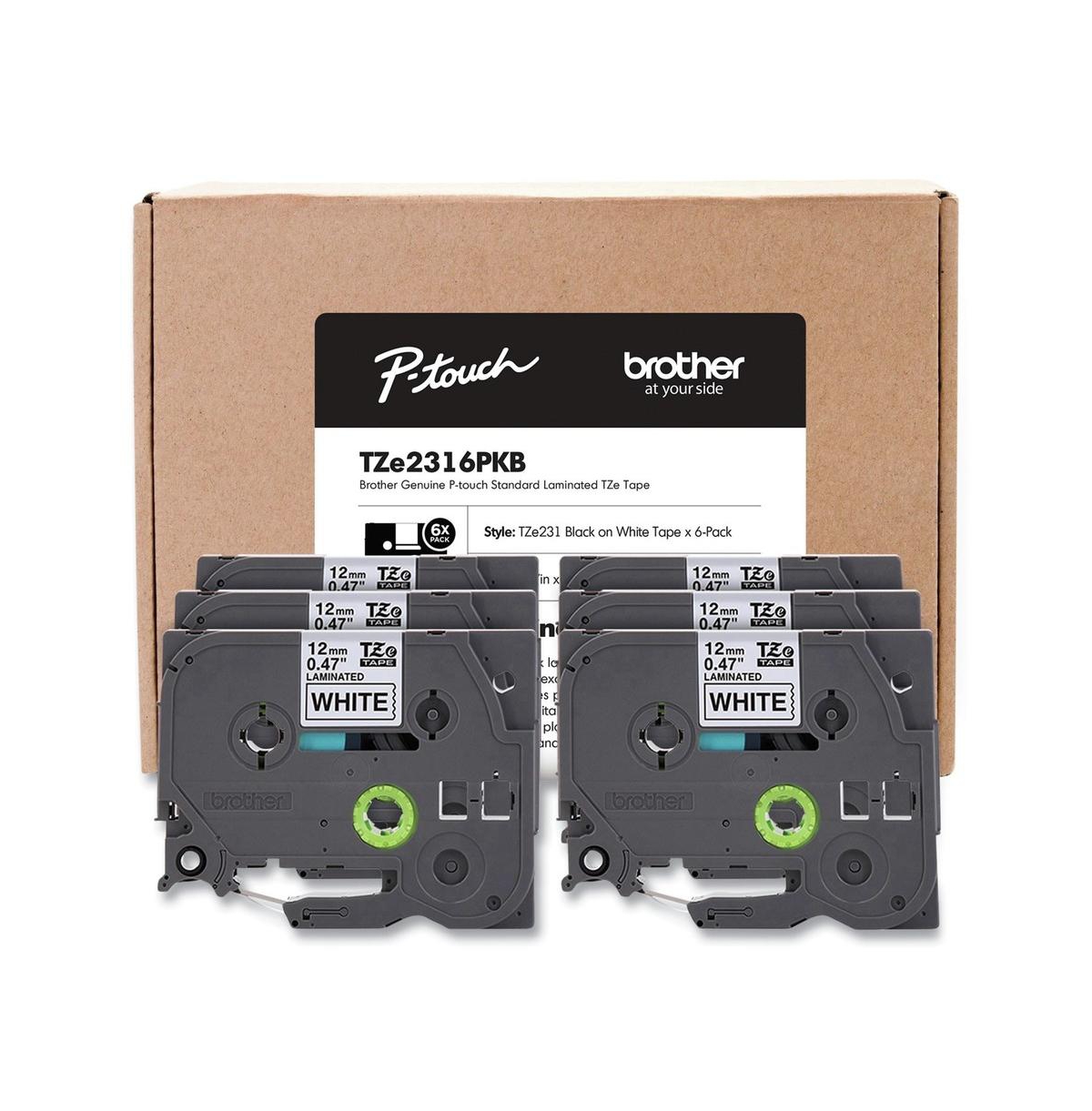 Click here for Brother P-Touch TZE2316PKB 0.5 in. TZe Series Stan... prices