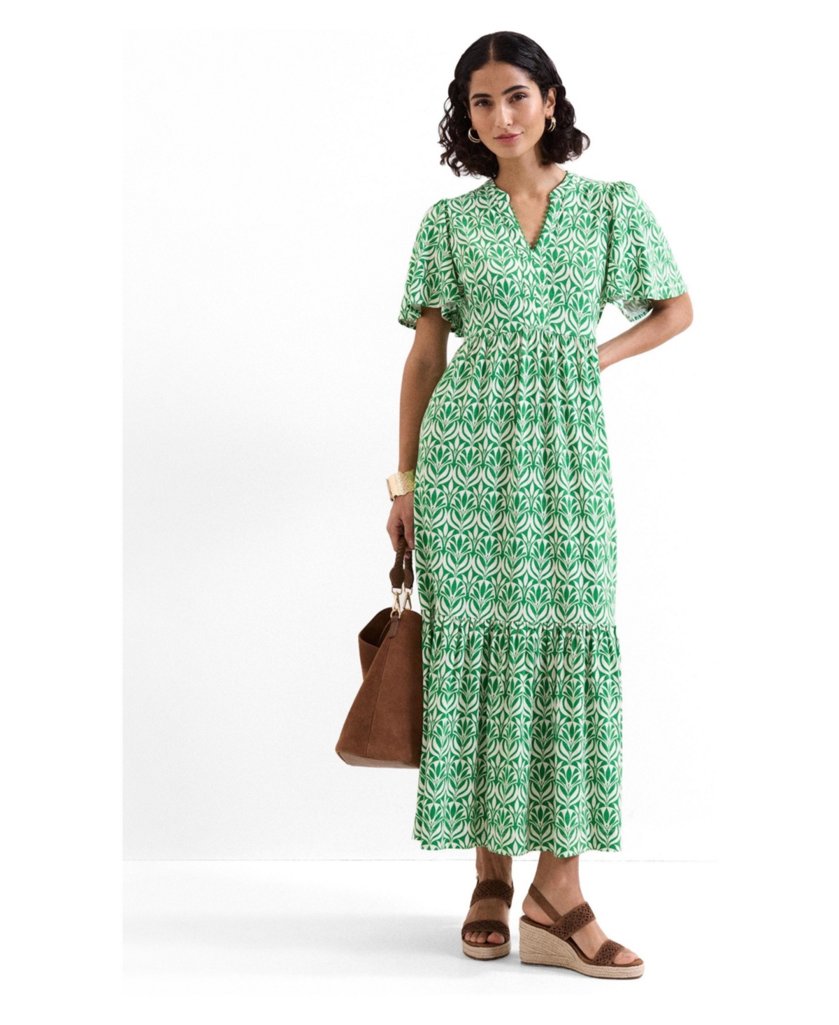 Click here for Phase Eight Womens Shakira Jersey Dress - Green prices