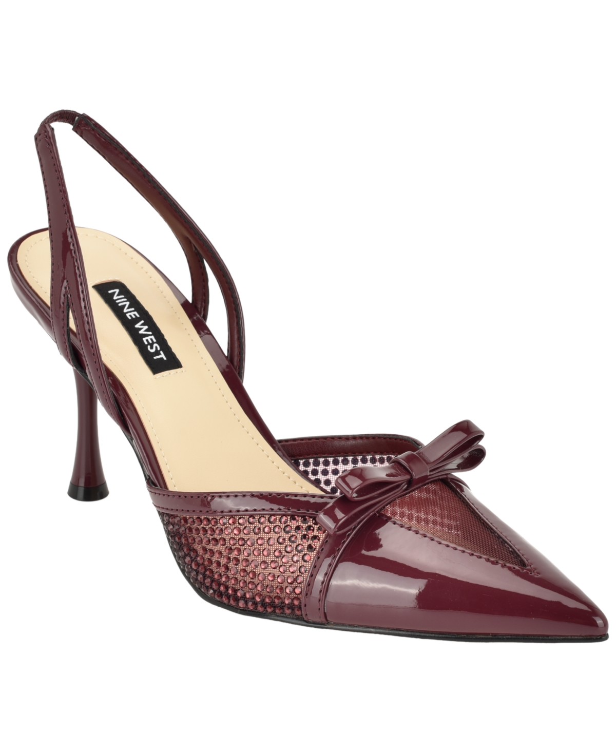 Click here for Nine West Womens Padell Embellished Slingback Stil... prices