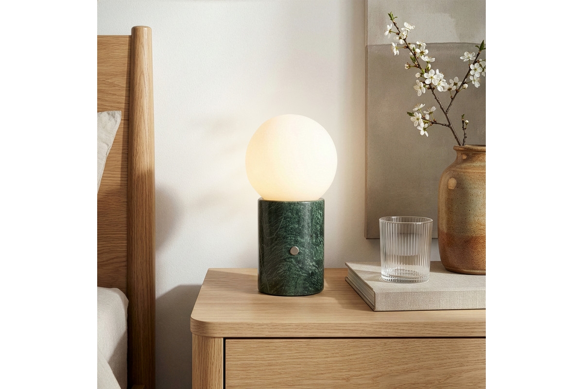 Click here for Kai 11" Dimmable Led Cement Modern Table Lamp... prices