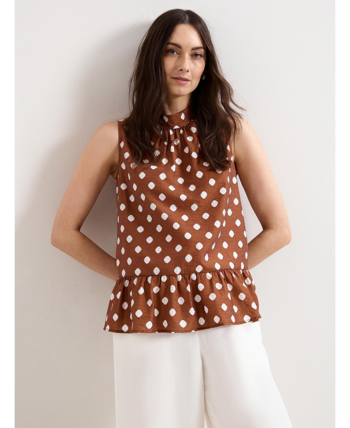 Click here for Phase Eight Womens Indie Brown Blouse prices