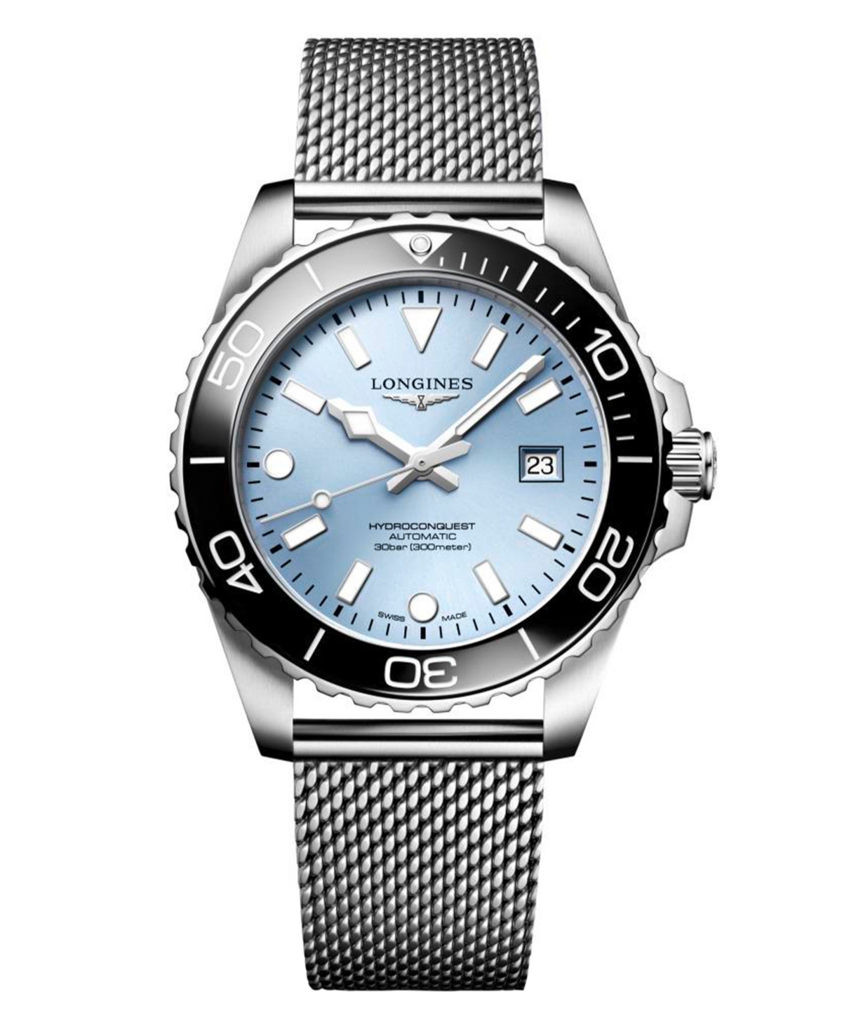 Click here for Longines Mens HydroConquest Silver Stainless Steel... prices