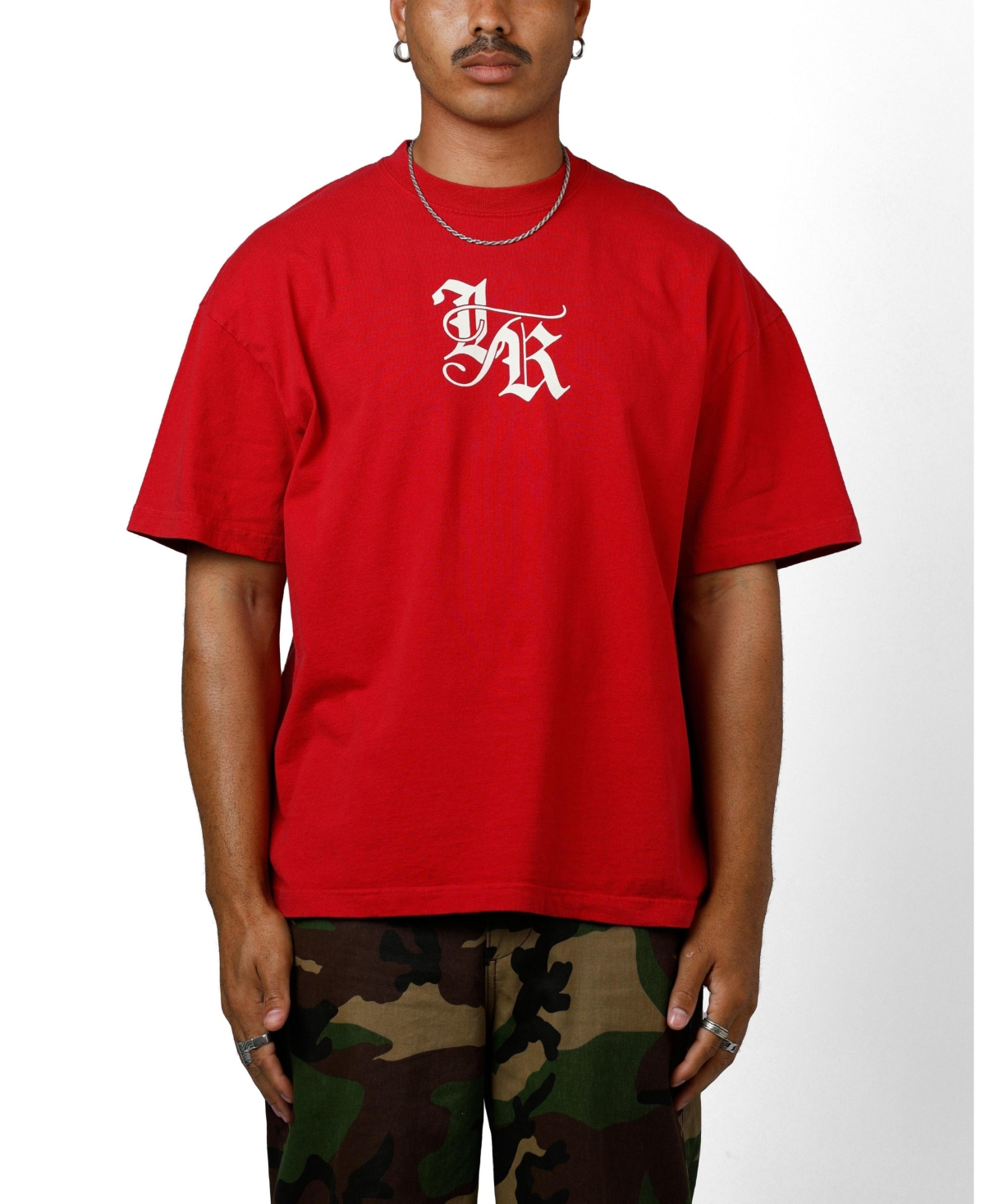 Click here for Loiter Mens Made Me Puff Print T-Shirt - Red prices