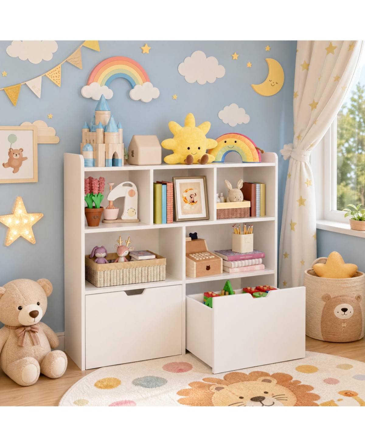 Click here for homfan Multifunctional Toy Storage Organizer  Kids... prices