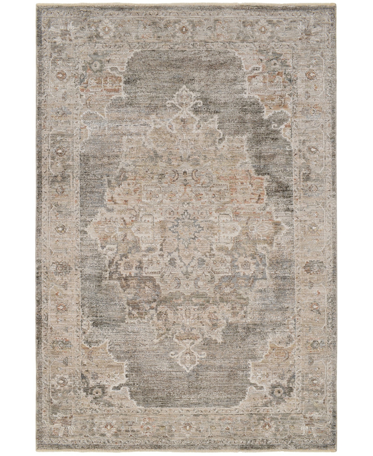 Click here for Mink Home Castille CSL016 5x8 Area Rug - Gray prices